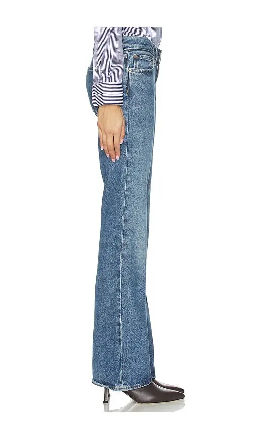 AGOLDE Low Rise Boot Jeans - Blue