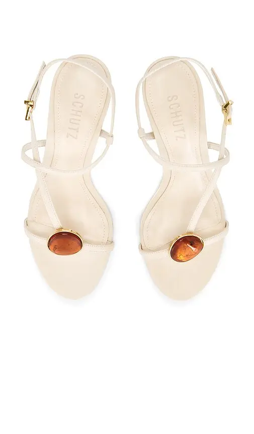 Schutz Azure Mid Embellished Sandal