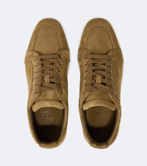 CHRISTIAN LOUBOUTIN Rantulow Suede Lace-up Sneakers