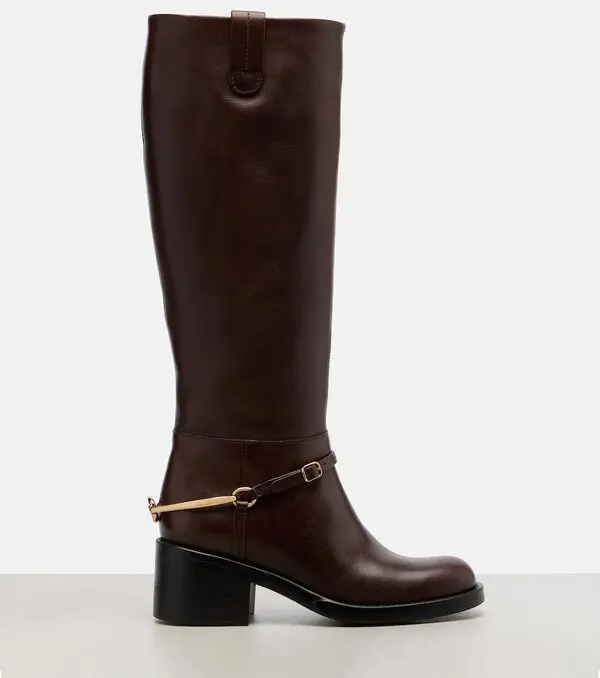 Chloé Dakota Leather Knee-high Boots