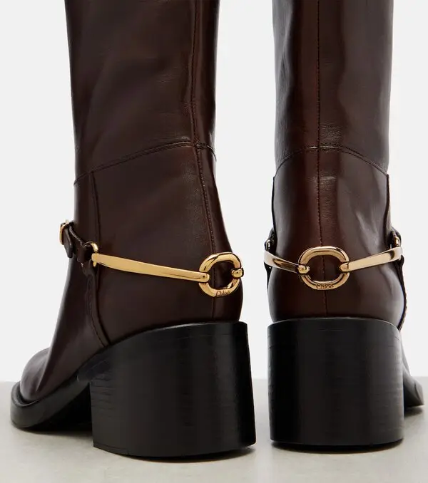Chloé Dakota Leather Knee-high Boots