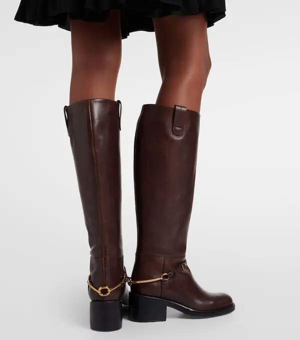 Chloé Dakota Leather Knee-high Boots