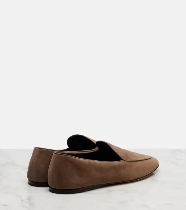 THE ROW Soft Suede Loafers