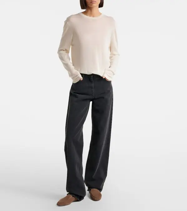 THE ROW Soft Suede Loafers