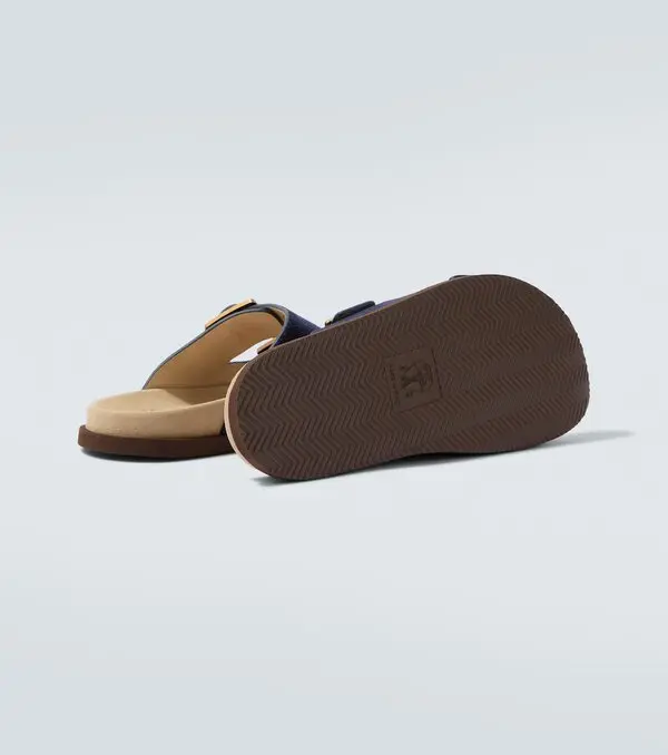 Brunello Cucinelli Suede Sandals - Blue