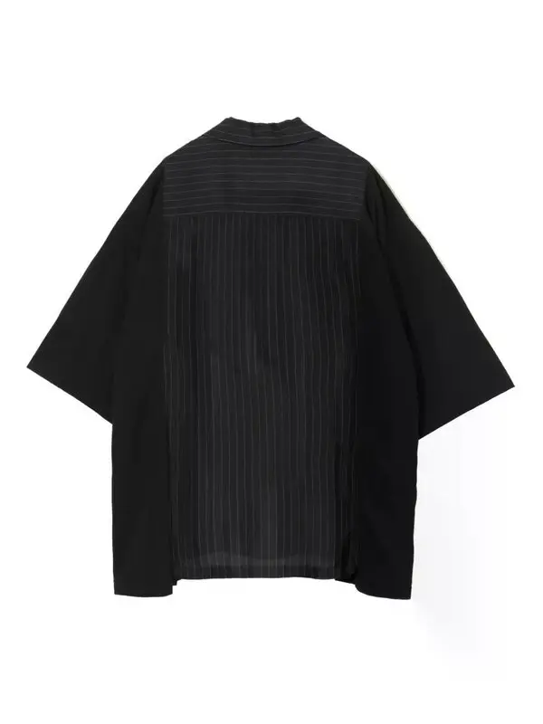 Undercover Pinstripe Pocket Shirt - Black