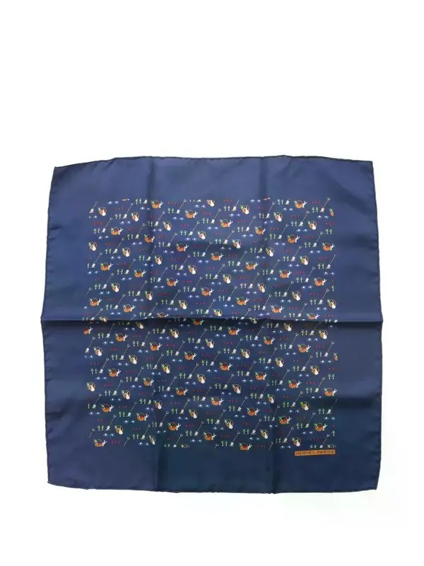 Hermès 2010s Scarf - Blue