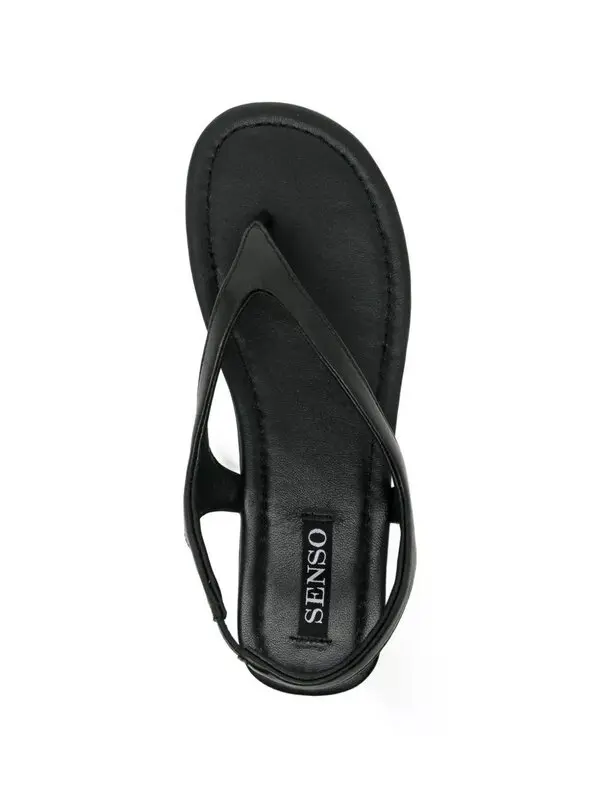 Senso Nessa Flat Sandals - Black