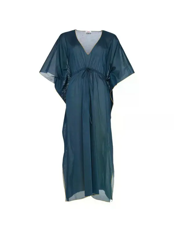 ERES Voilier V-neck Kaftan Dress - Blue