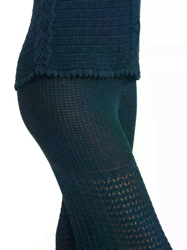 ERES Emblème Crochet Knit Trousers - Blue