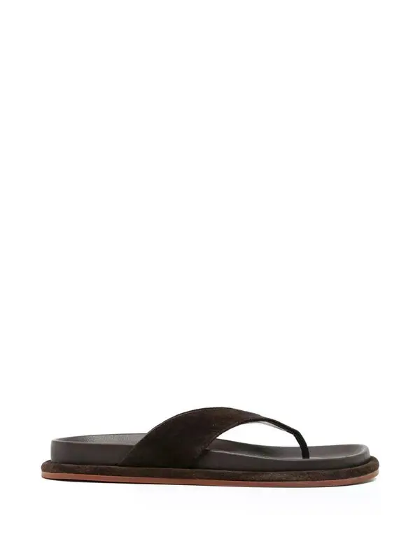 Senso Devon Flat Thong Sandals - Brown