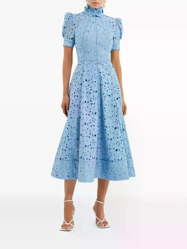 Rebecca Vallance Kitsu High-neck Midi Dress