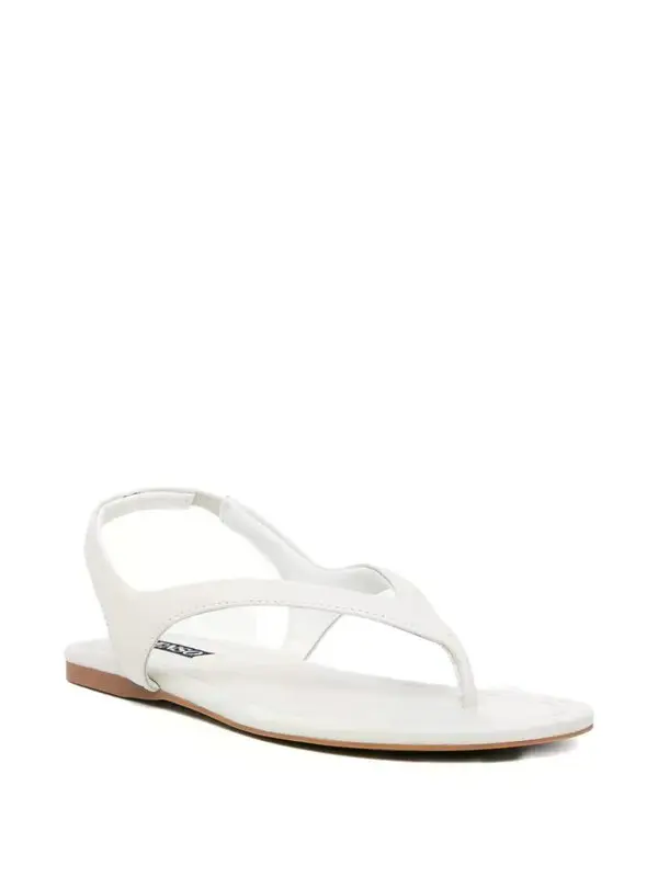 Senso Nessa Elasticated Slingback Sandals - White