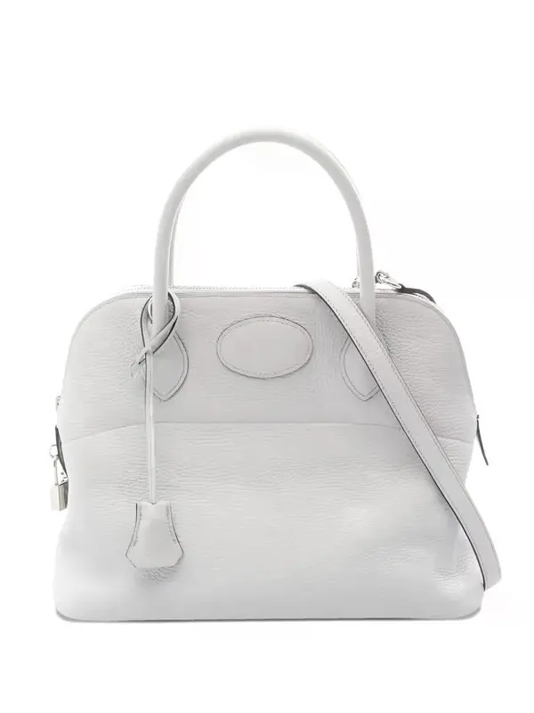 Hermès Bolide 31 Leather Tote Bag - Blue