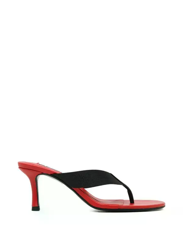 Senso Heeled Thong Sandals - Red