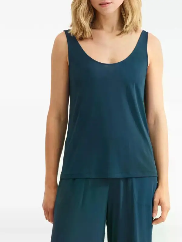ERES Anaë Scoop-neck Tank Top - Blue