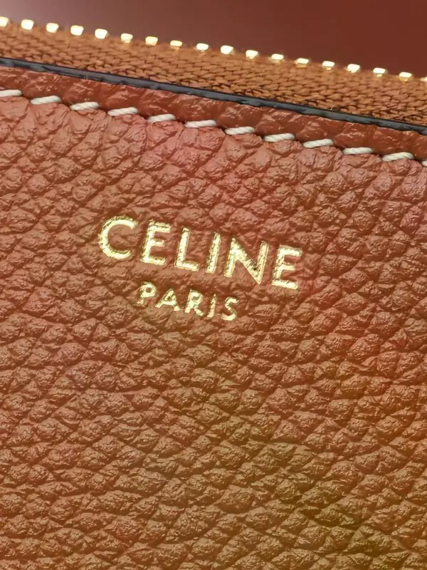 Celine Small Hippopotamus Leather Shoulder Bag