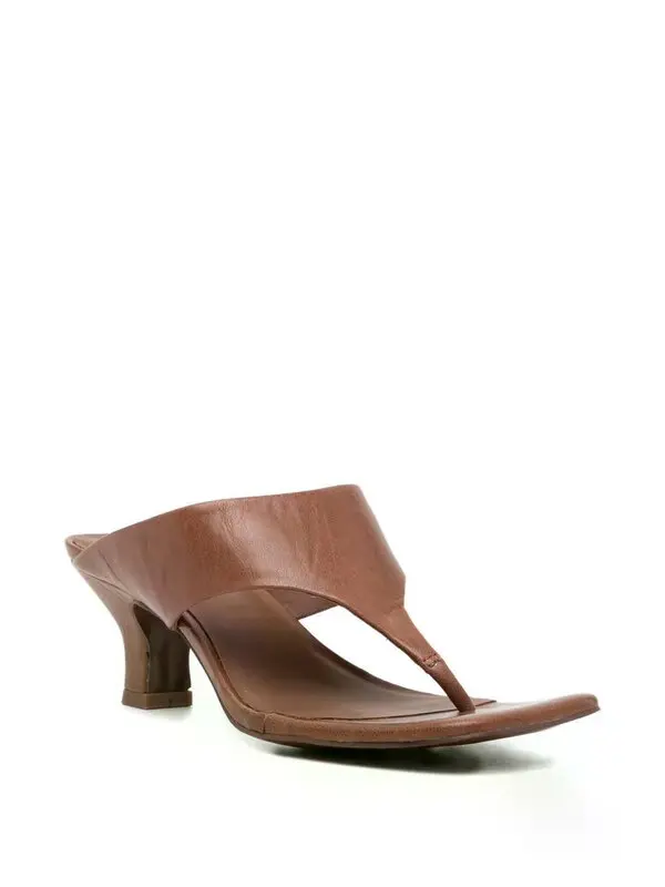 Senso Pearle Ii Square Toe Thong Sandals - Brown