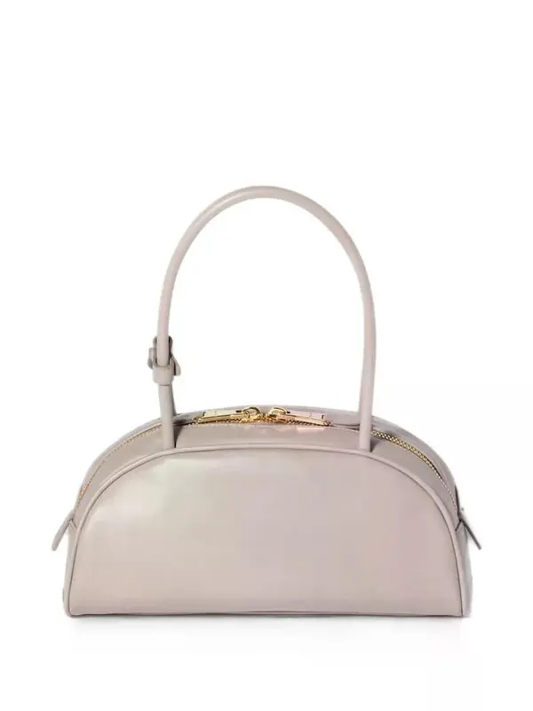 Miu Miu Beau Leather Shoulder Bag - Grey