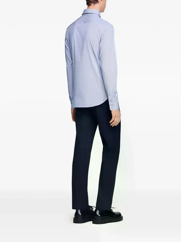 Sandro Striped Buttoned Shirt