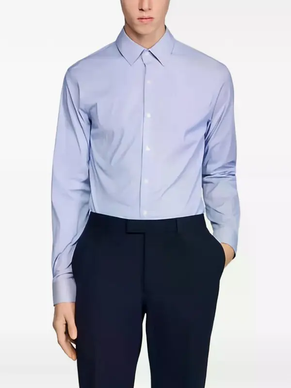 Sandro Striped Buttoned Shirt