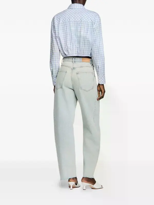 Sandro Faded Barrel Cotton Jeans