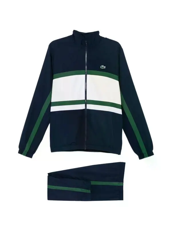 Lacoste Striped Tracksuit - Blue