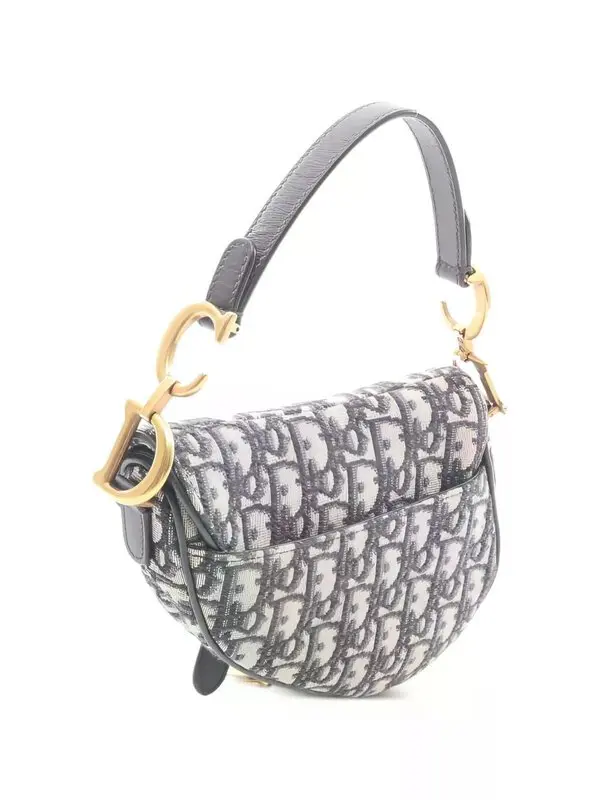 Dior 2010s Mini D-charm Shoulder Bag - Blue