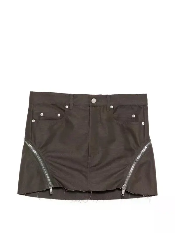 Rick Owens Bolan Banana Mini Skirt - Brown