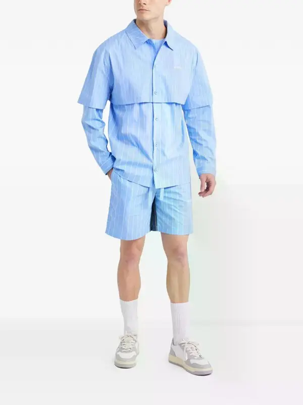 OFF DUTY Striped Drawstring Shorts