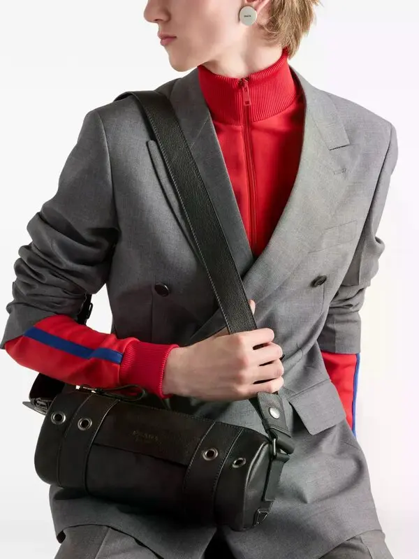 Prada Leather Barrel Bag