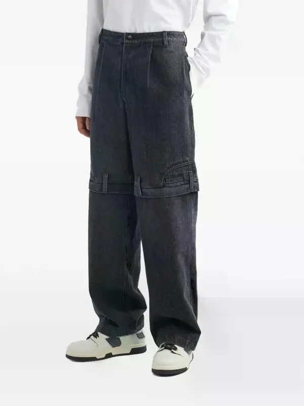 OFF DUTY Pleated Eararn Jeans