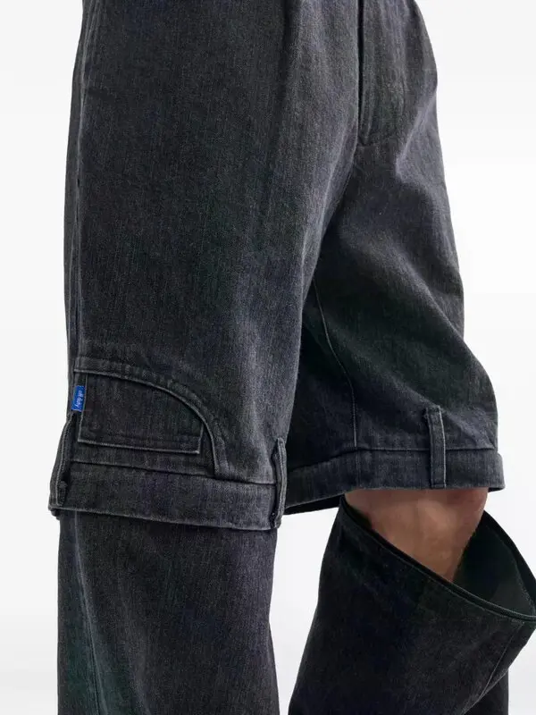OFF DUTY Pleated Eararn Jeans