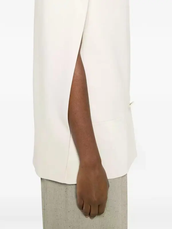 Alberta Ferretti Double-breasted Gilet - Neutrals