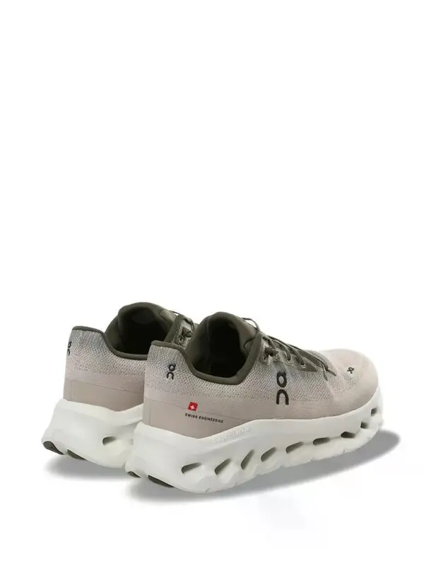 On Lace-up Perforated Sole Sneakers - Neutrals