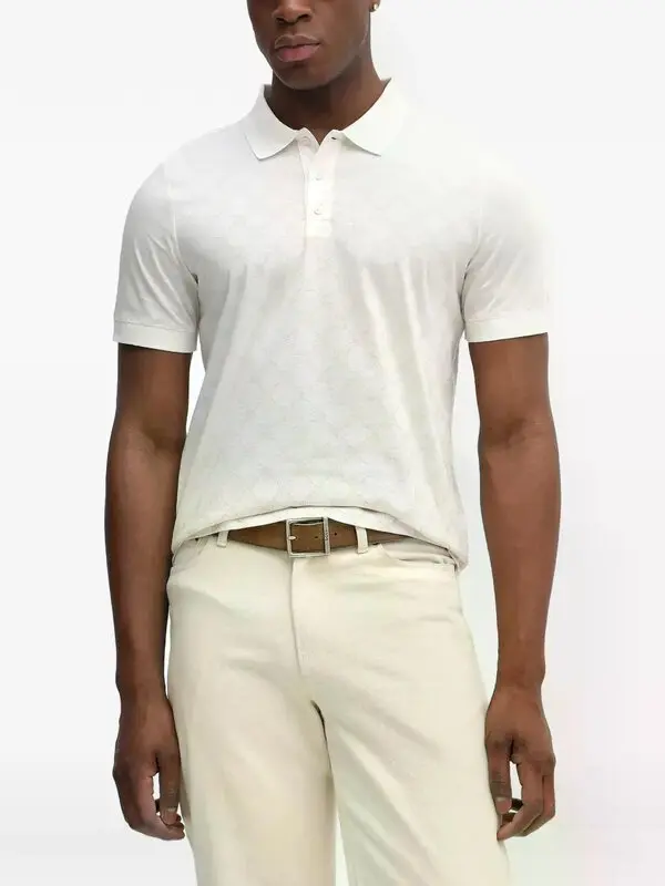 JOOP! Jesse Patterned Polo Shirt - Neutrals