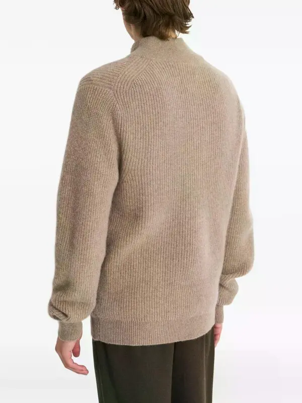 Pringle Of Scotland Ribbed Cashmere Turtleneck Sweater