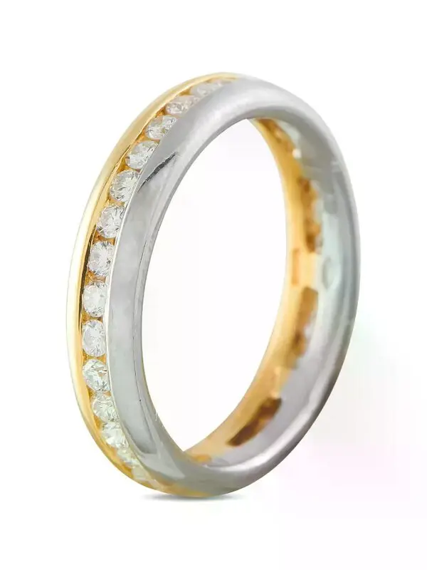 LB EXCLUSIVE 18k Yellow And White Gold Diamond Ring