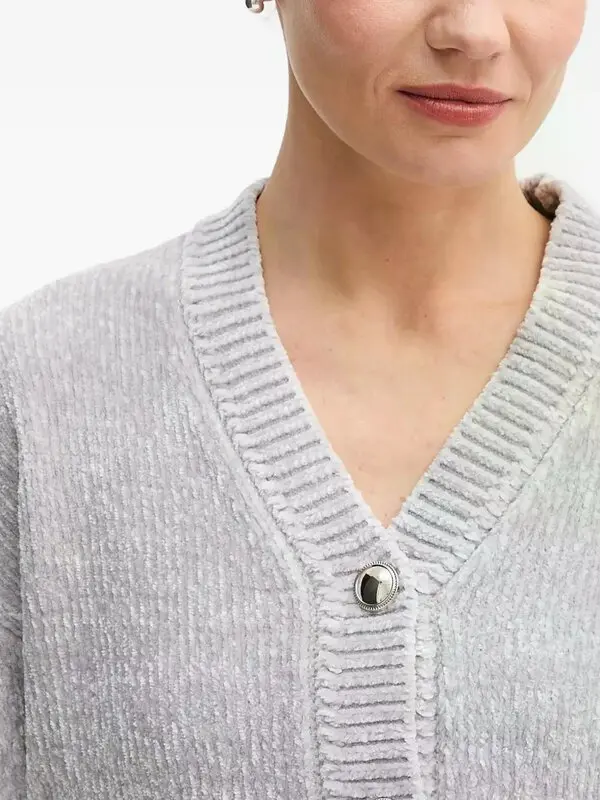MARC AUREL V-neck Pocket Button Cardigan
