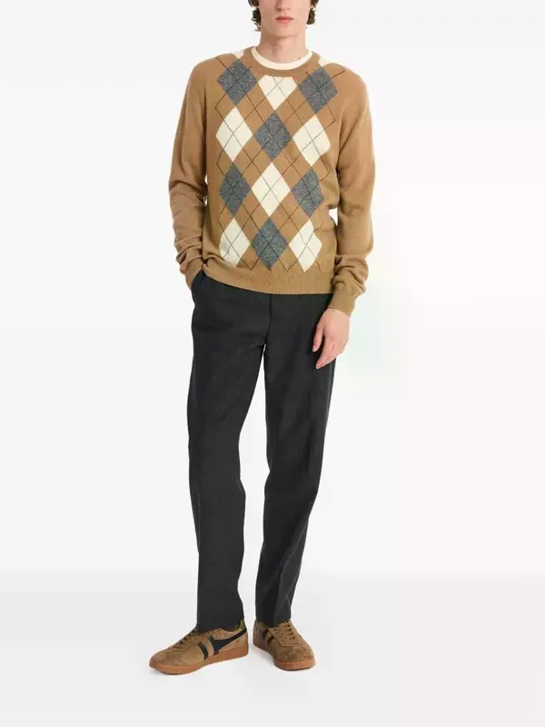Pringle Of Scotland Argyle Crew Neck Sweater