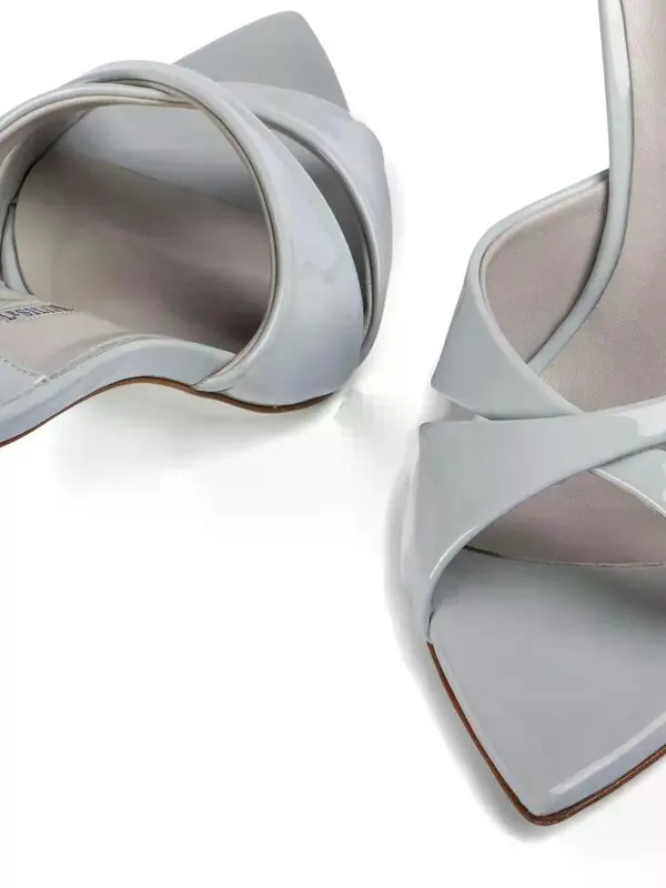 LE SILLA Shirley Criss-cross Mules - Grey