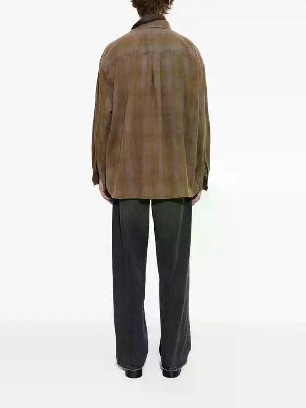 Our Legacy Borrowed Checked-pattern Shirt