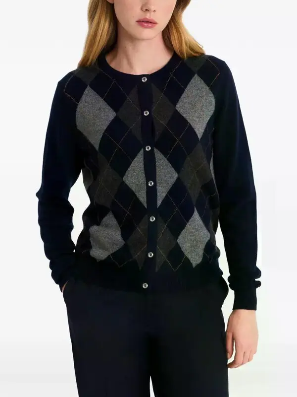 Pringle Of Scotland Argyle Cashmere Cardigan