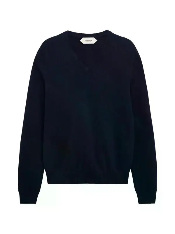 Pringle Of Scotland V-neck Cashmere Sweater - Blue