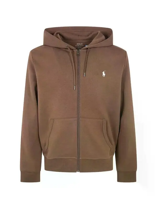 Polo Ralph Lauren Zip-up Hoodie - Brown