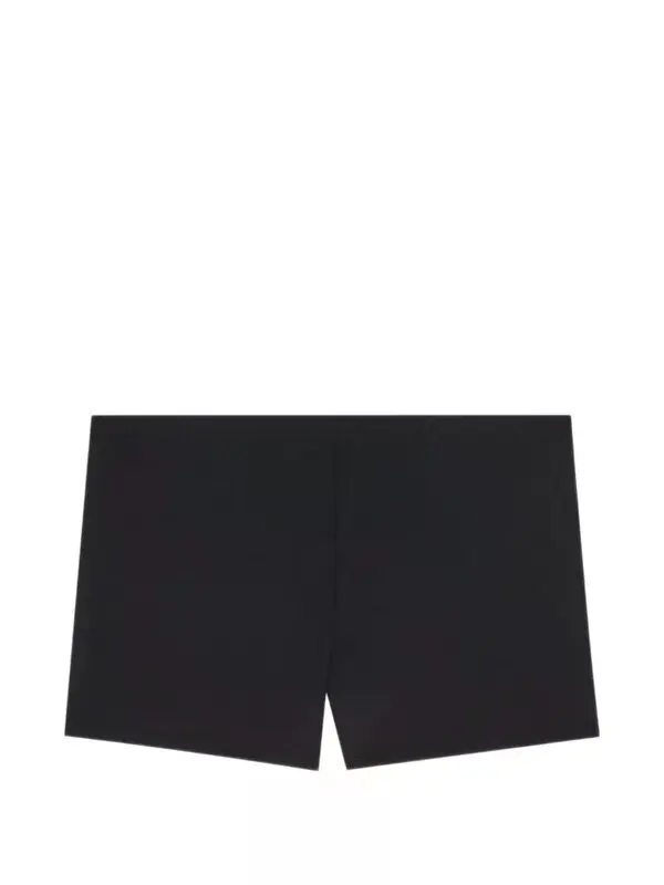 Saint Laurent Stripe Swim Shorts - Black