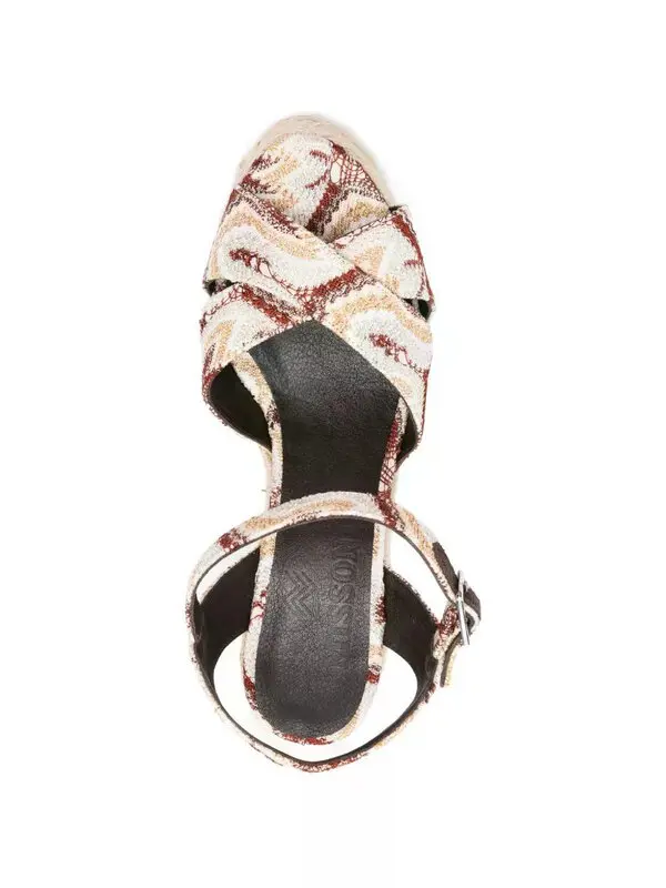Missoni Woven-platform Espadrilles - Neutrals