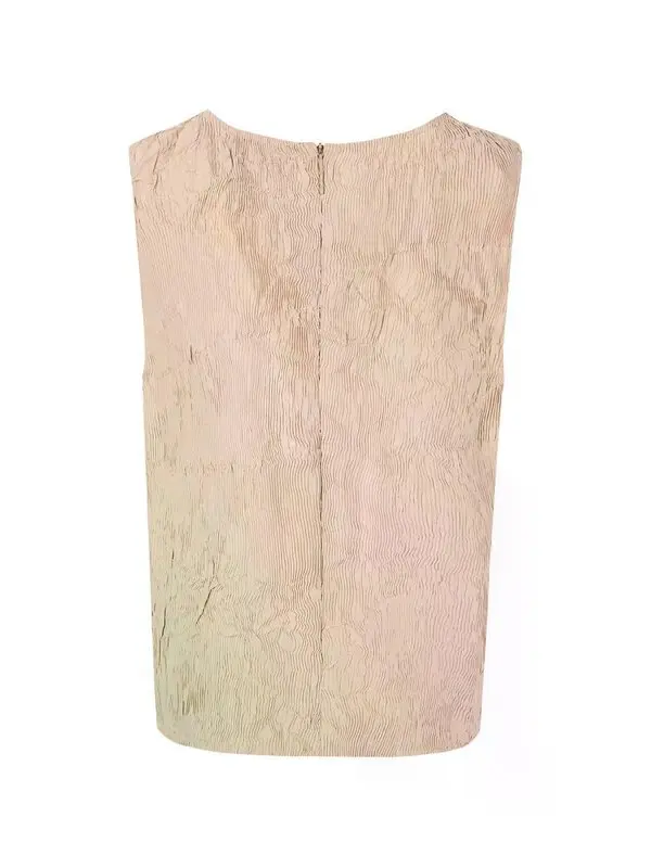 Giorgio Armani Sleeveless Top With Rear Zip Fastening