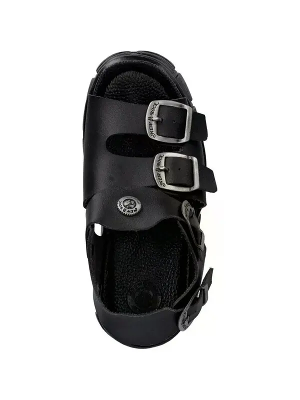 NEW ROCK Buckle-strap Platform Sandals