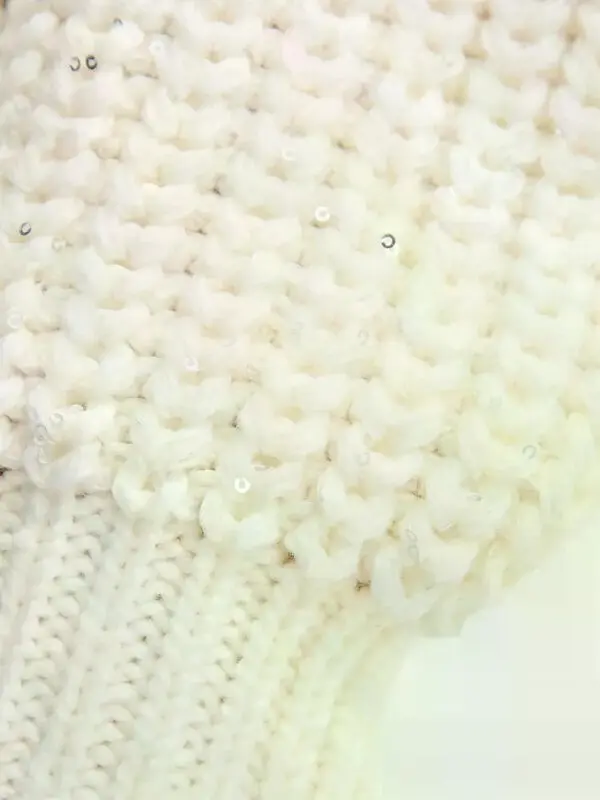 MARC AUREL Sequin Embellishment Roll Neck Knitwear